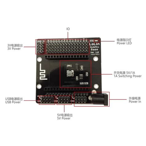 Nodemcu Esp8266 Serial Port Baseboard Lua Wifi Development Board Esp32