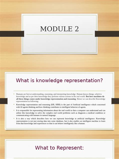module 2 1 pdf knowledge representation and reasoning knowledge