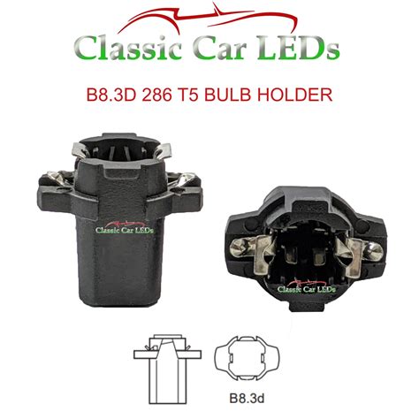 B8 3d 286 T5 Bulb Holder Gauge Dashboard Warning Panel Light Jlm1929 Vw Golf Mk1 Mk2 Classic