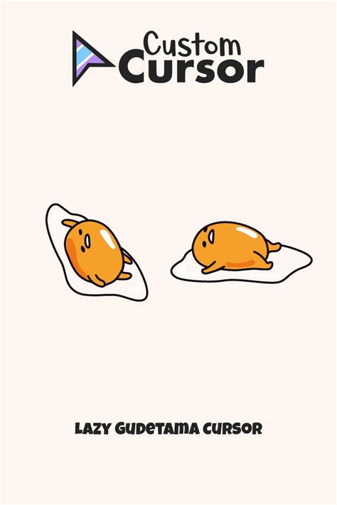 Lazy Gudetama Cursors Custom Cursor