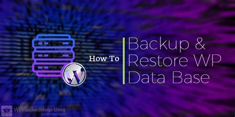 how to backup wordpress database manually steps [guide]