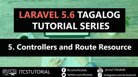 5 controllers and route resource in laravel tagalog youtube