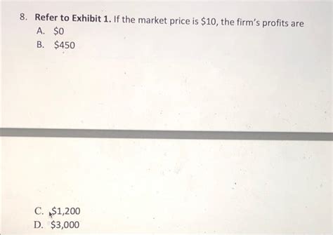 [solved] Exhibit 1 7 Refer To Exhibit 1 At An Output Of