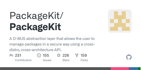 Github Packagekitpackagekit A D Bus Abstraction Layer That Allows