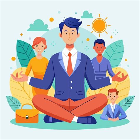 Premium Vector Flat Style Vector Illustration Of A Mediator