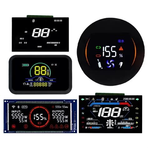 High End Wide Visual Angle Va Segment White Digit Liquid Crystal Display LCD Panel LCD Display