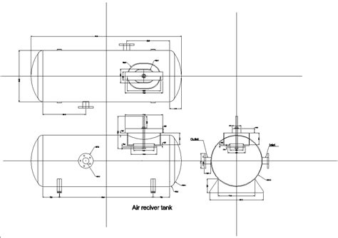 Reserve Air Tank In Autocad Download Cad Free 47 55 Kb Bibliocad