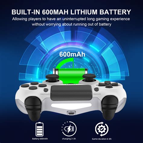 Wireless Gamepad PC Joystick Touchpad Dual Vibration For PS4 PS3 PC No Delay Bluetooth