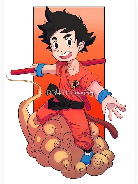 Small Goku In The Flying Cloud Fanart Goku Cloud Flying Cloud
