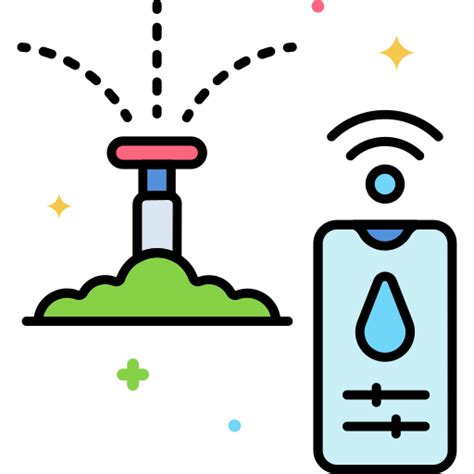 Irrigation System Flaticons Lineal Color Icon