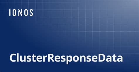 ClusterResponseData SDK Go Bundle