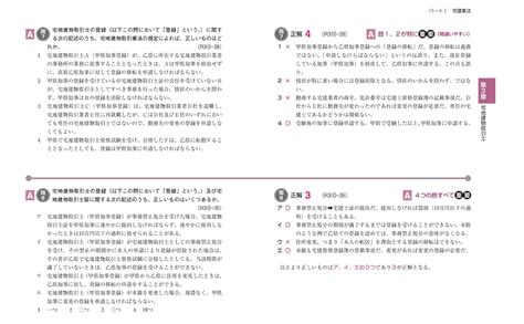 スッキリとける宅建士 論点別12年過去問題集 2024年度 宅地建物取引士 分野別4分冊 テキストとの同時学習に最適！ Tac出版