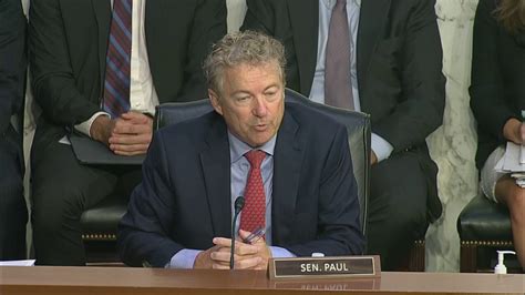 Sen Rand Paul Grills Dr Anthony Fauci About Covid 19 Vaccine Studies