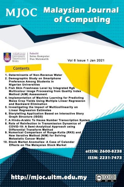 Malaysian Journal Of Computing Chicafa Oficial