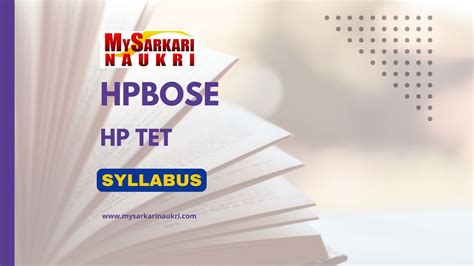 HP TET Syllabus And Exam Pattern MySarkariNaukri En