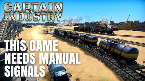 Captain Of Industry 9 We Add More Trains Can The Auto Signalling Keep Up Youtube