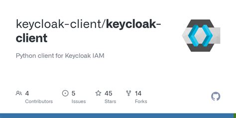 Github Keycloak Clientkeycloak Client Python Client For Keycloak Iam