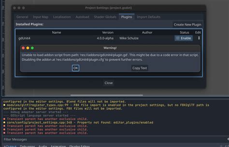 Unable To Enable Plugin 400 Alpha In Godot4 Beta 8 · Issue 49
