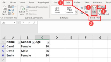 6 Ways To Clear All Filters In Microsoft Excel How To Excel