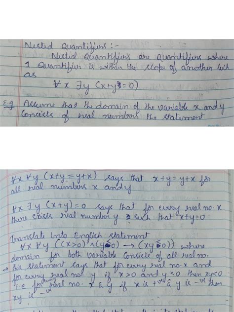 Nested Quantifiers Pdf