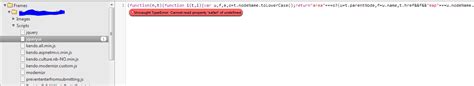 Javascript Jquery Ui Accordion Working In Mvc 4 Debug Mode But Not In