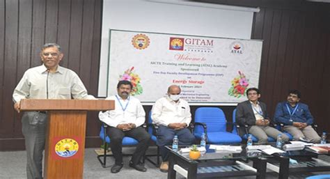 Fdp On Energy Storage Held At Gitam Telangana Today