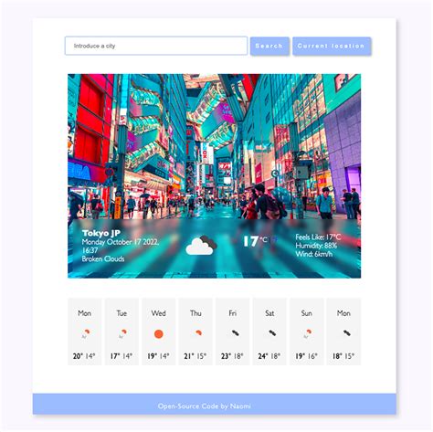 Github Nayobaezmy Weather App Javascript Weather App With Image Api