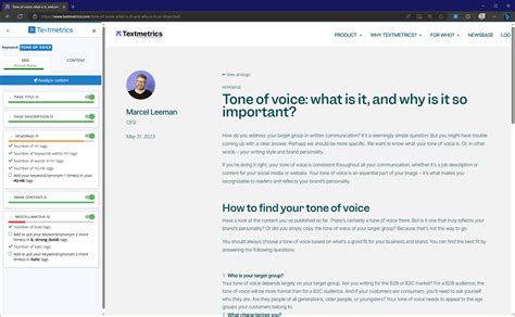 Textmetrics For Microsoft Edge Textmetrics