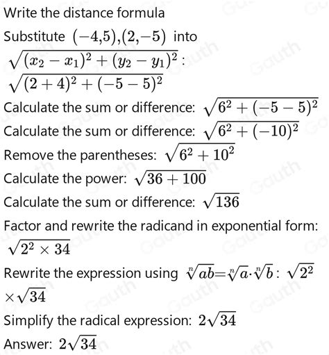 Solved If The Endpoints Of Overline AB Are A And B What Is The Length Of Overline