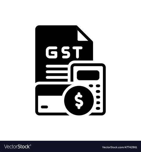 Gst Royalty Free Vector Image Vectorstock