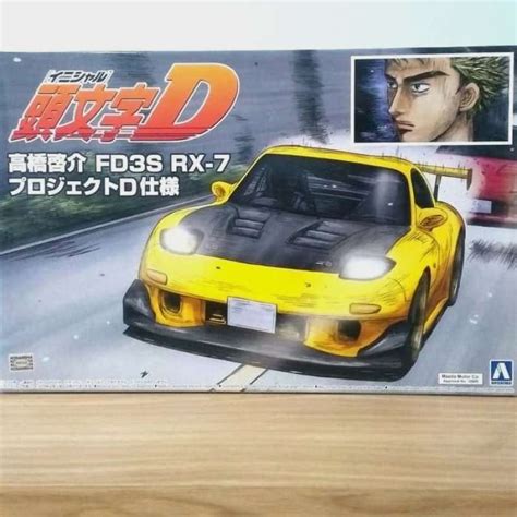 Promo Aoshima 1 24 Initial D Takahashi Keisuke Fd3s Rx 7 Project D Ver Diskon 23 Di Seller
