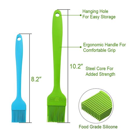 Bbq Silicone Basting Brush Barbecue Sauce Baster Baking Cooking Pastry