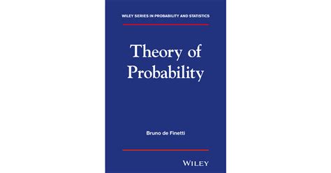 Theory Of Probability Book