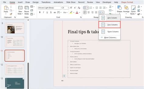 How To Add Columns In Powerpoint Slides Fast Myexcelonline