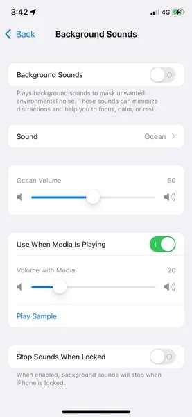 How To Get Background Sounds On IOS Rain Sound