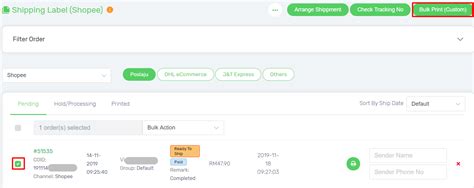 How To Print Shopee Shipping Label Full Version UniCart Support Center