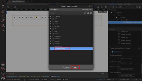 Wappler Documentation Using Summernote Wysiwyg Editor