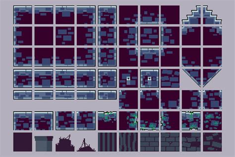 Basement Tileset Pixel Art Download
