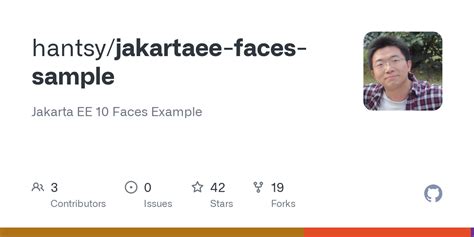 Github Hantsyjakartaee Faces Sample Jakarta Ee 10 Faces Example