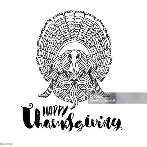 추수 감사절 글자를 손으로 행복 한 추수 감사절 카드 템플릿입니다 타이 포 그래피 배너입니다 서 예 포스터입니다 벡터 일러스트입니다 가을에 대한 스톡 벡터 아트 및 기타