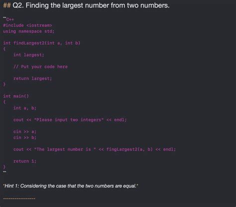 Solved Answer Both Questions Using C As The Coding