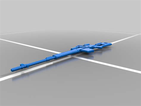 Free 3d File Dragunov Svd Low Detail 🔫 ・template To Download And 3d