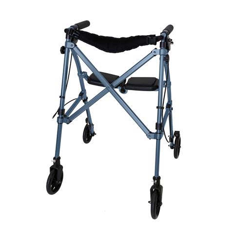 Able Life Space Saver Rollator Lightweight 4 Wheel Travel Walker