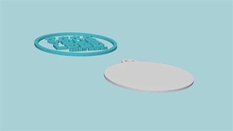 Stl File Customizable Logo Keychain Stl Read Description 🗝️・3d