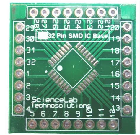 Sciencelab Technosolutions 32 Pin Smd Tqfp Ic Base For Electronics At ₹ 21 Piece In Nashik