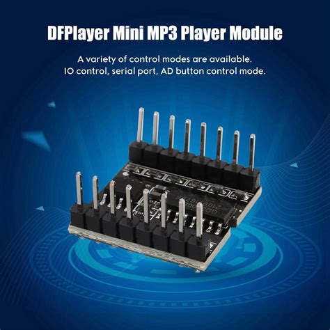 Dfplayer Mini Mp3 Player Module Para Arduino Black Aliexpress