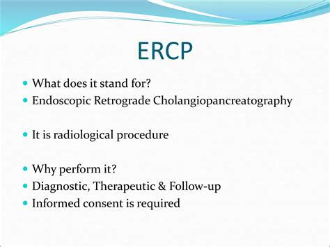 Ercp Procedure Management And Literature Review Ppt