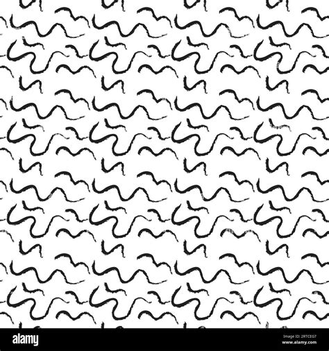 Hand Drawn Seamless Pattern Abstract Shape Design Of Texture Background Illustration Stock