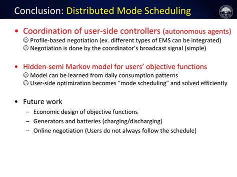 Ppt Distributed Mode Scheduling For Coordinated Power Balancing Powerpoint Presentation Id