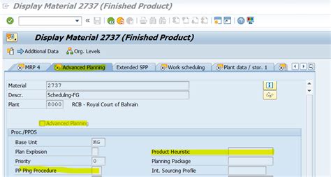 Ppds Detailed Scheduling Step By Step Functional Guide